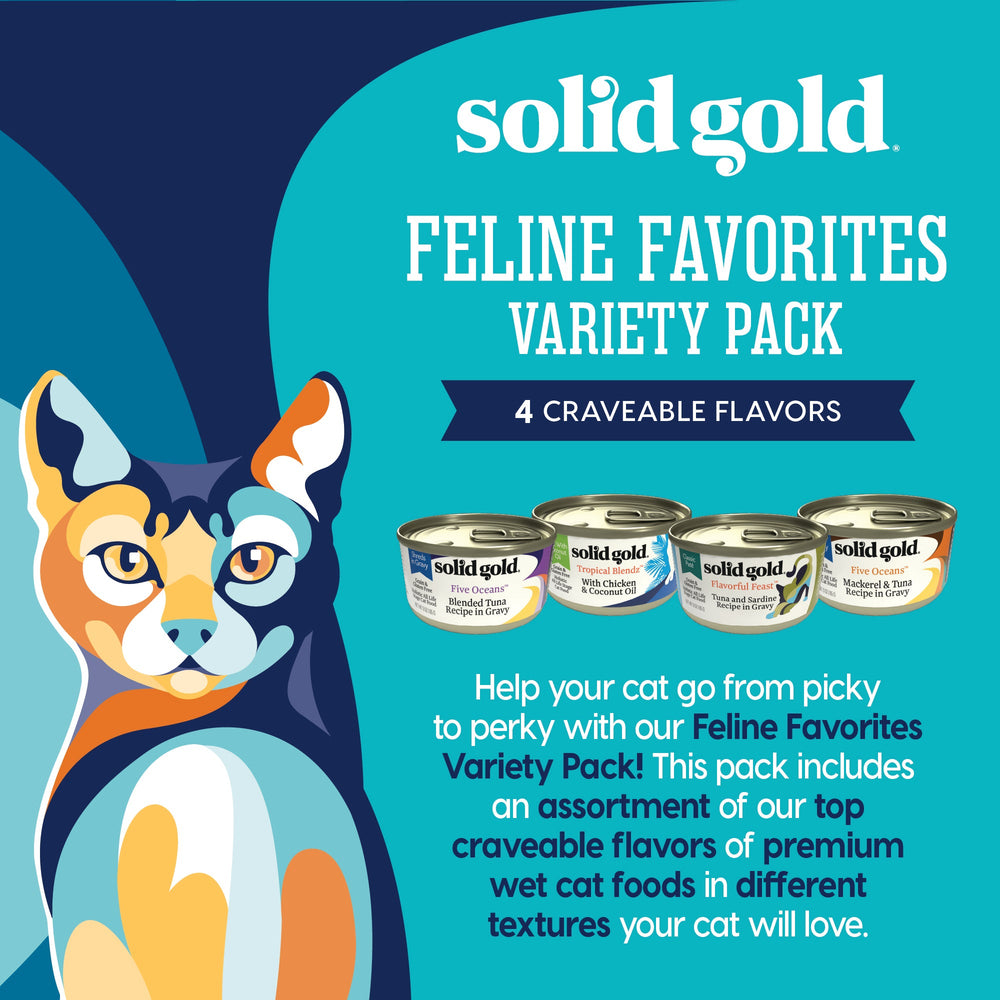 Feline Favorites Wet Food Variety 12 Pack for Cats | Wet Cat Food ...